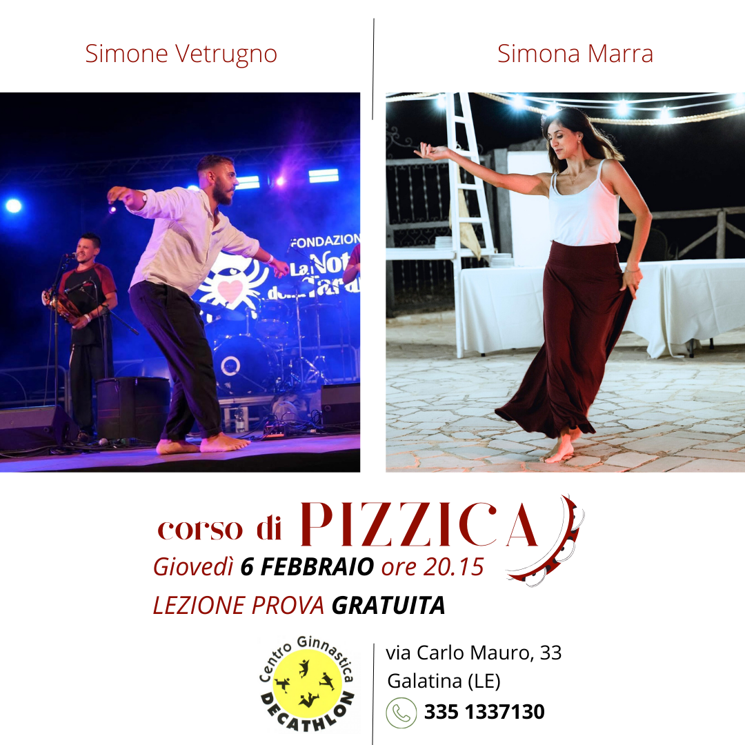 Danze popolari, Simone Vetrugno a Galatina per una lezione di prova ...